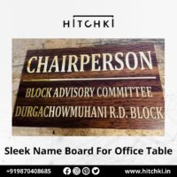 Sleek Name Board for Office Table - Elevate Your Workspace
