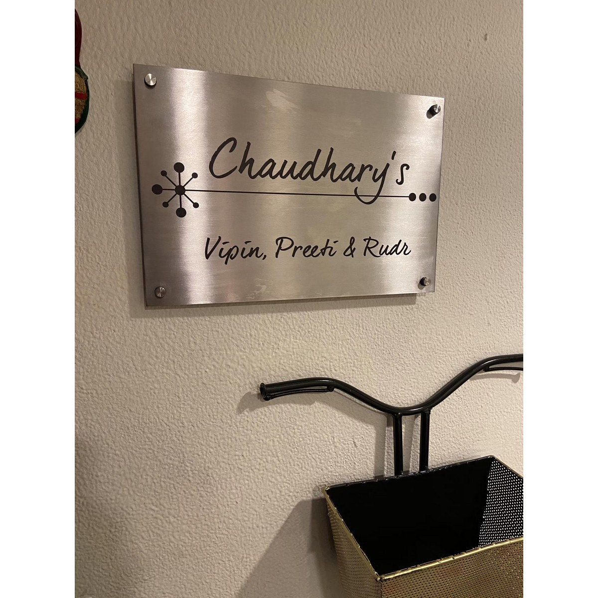 Stainless Steel 304 Engraved Name Plate – Waterproof | HITCHKI