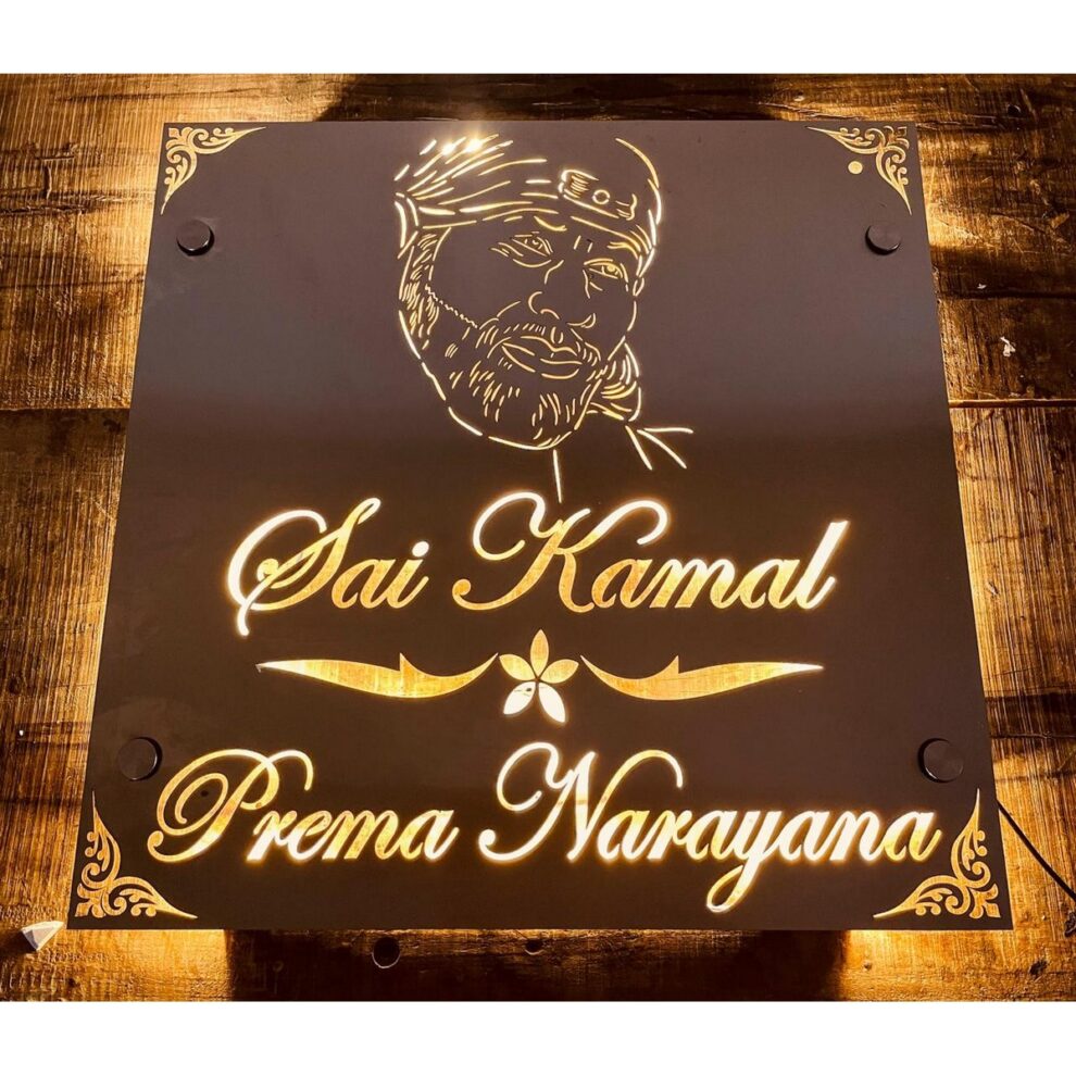 Low-Cost Decorative Lighting Nameplates Design | HITCHKI