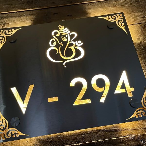 Stainless Steel 304 Waterproof Name Plate