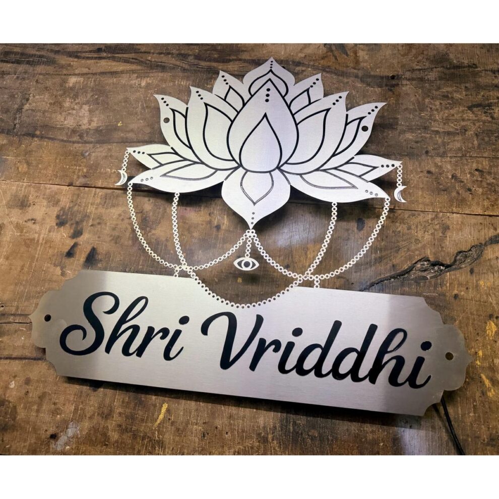 Stainless Steel LED Nameplate | Engraved Namepalte