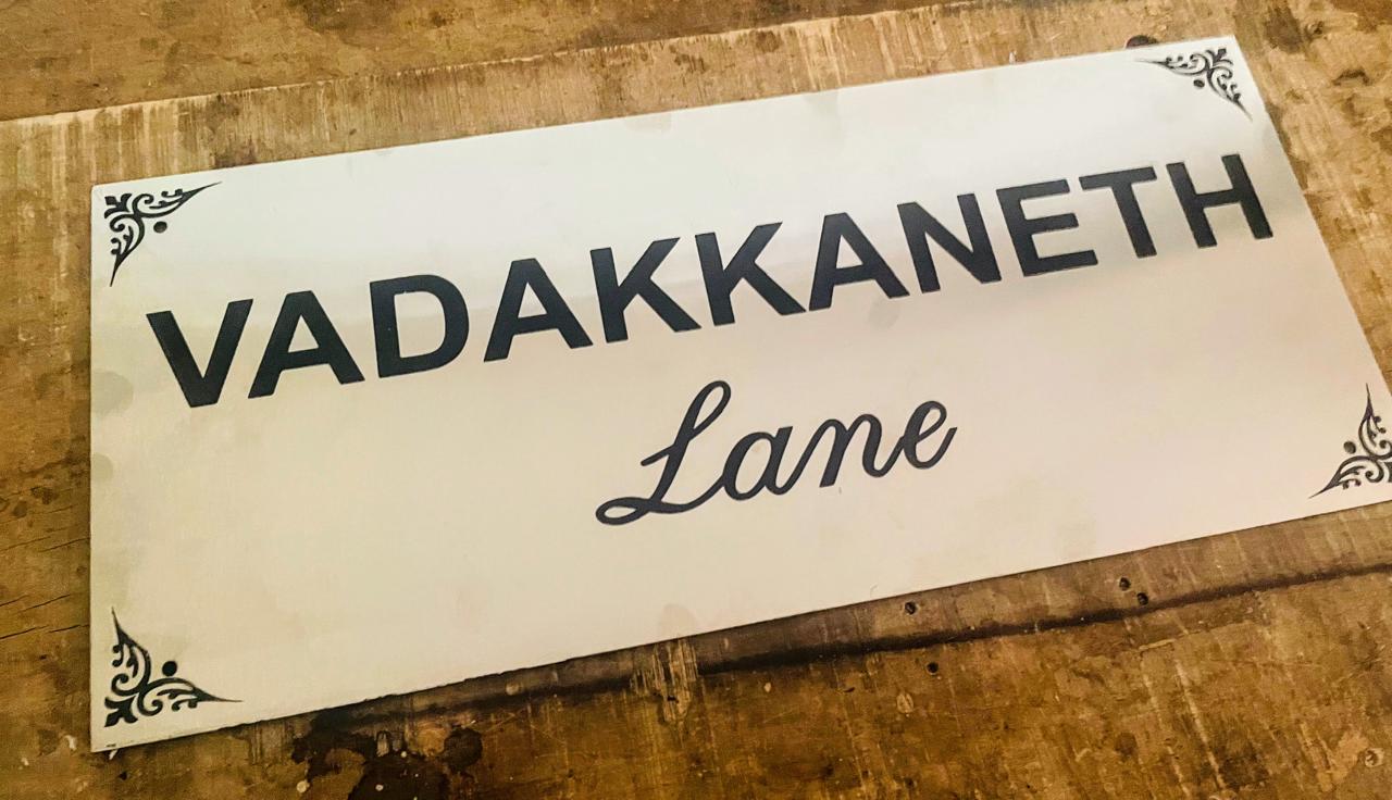 Stainless Steel Engraved Wall Name Plate | Waterproof