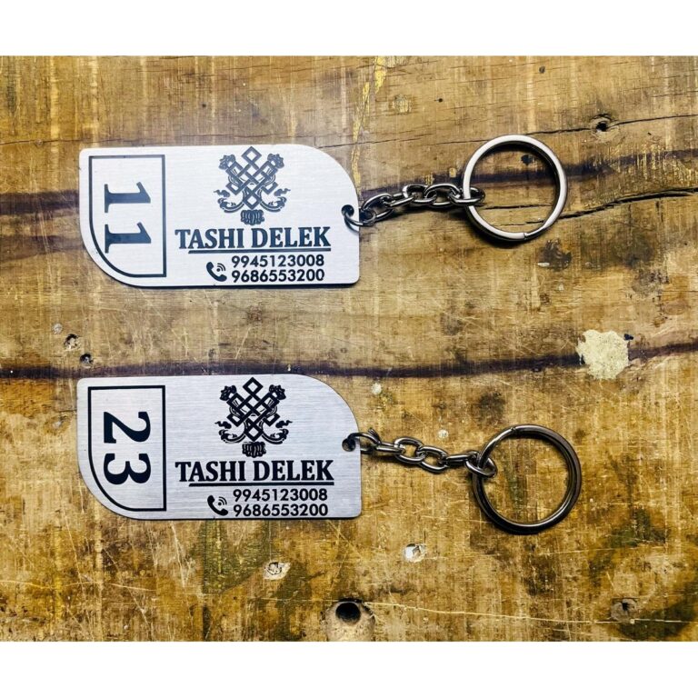 Keychains - Stainless Steel Laser Engraved Keychains
