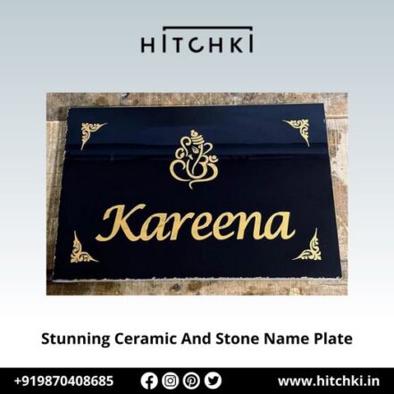 Ceramic and Stone Name Plate - A Thoughtful Gift