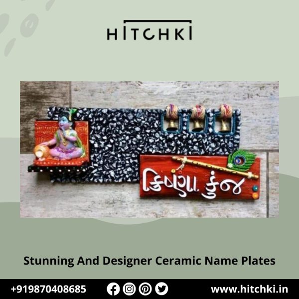 Designer Ceramic Name Plates - Elevate Your Home's Entrance