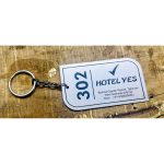 Stainless Steel Lazer Engraved Keychain | Customized