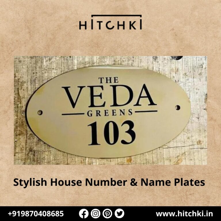 Beautiful House Number Plates - Make a Lasting Impression