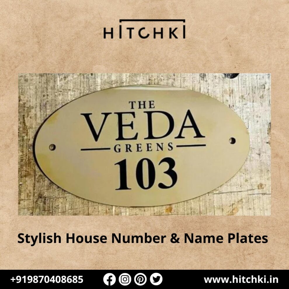 Beautiful House Number Plates - Make a Lasting Impression