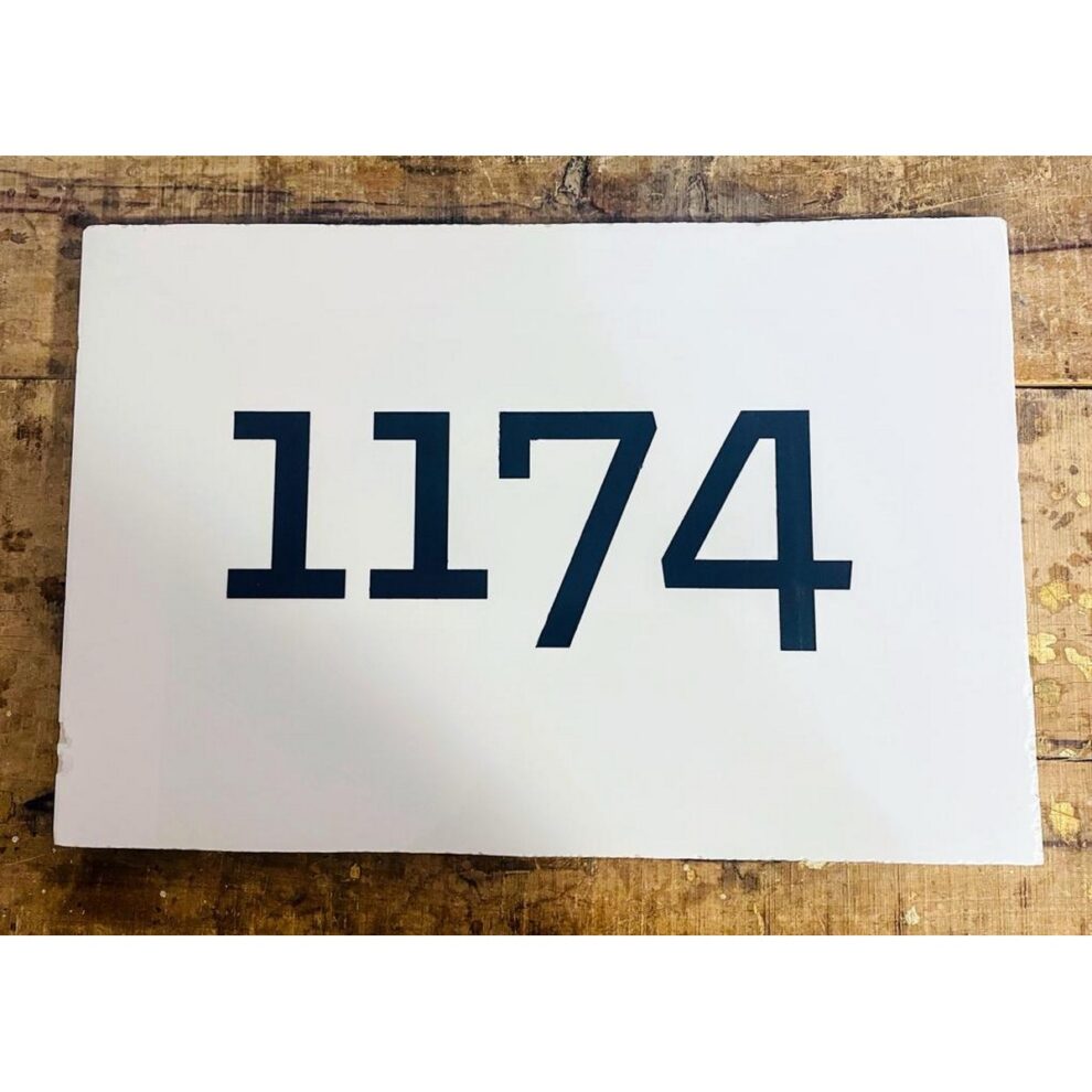 House Numberplate For Gate From Hitchki | HITCHKI