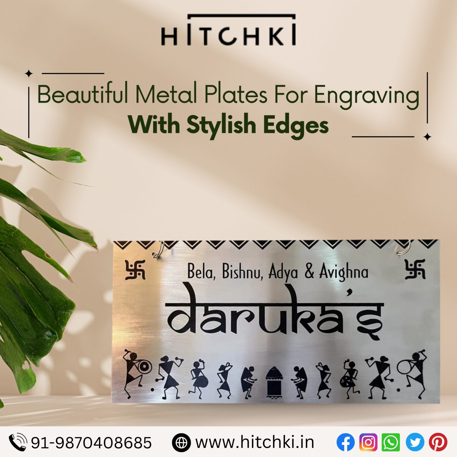 Beautiful Metal Plates 🏡 Unveiling Elegance