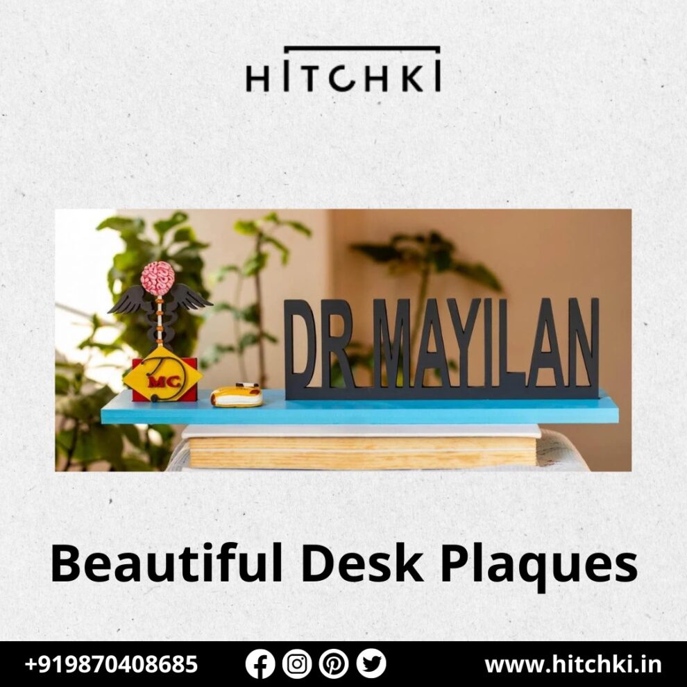 Personalized Desk Plaques - A Stylish and Professional Touch