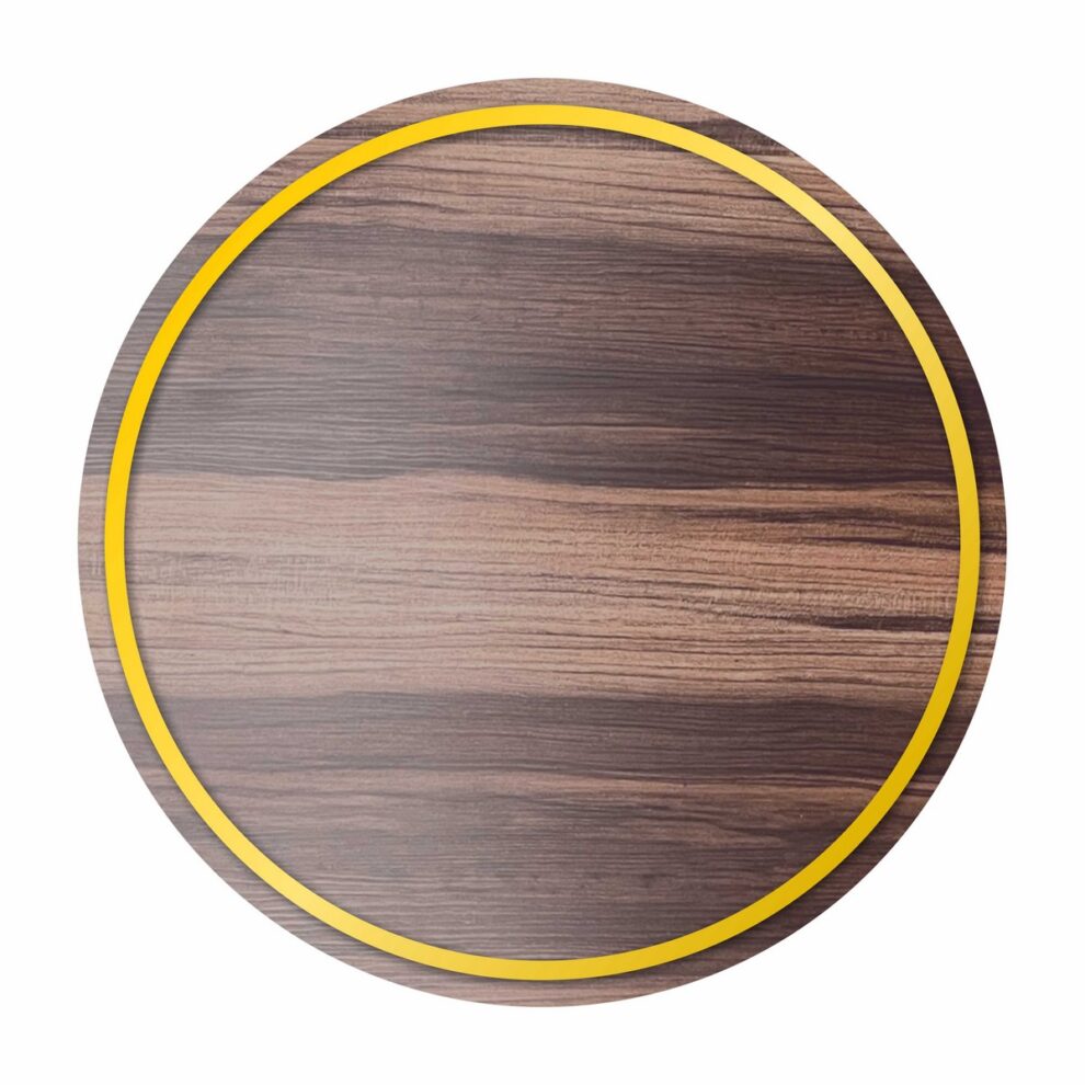 Wooden ACP-Based Nameplate with Acrylic Letters for Home