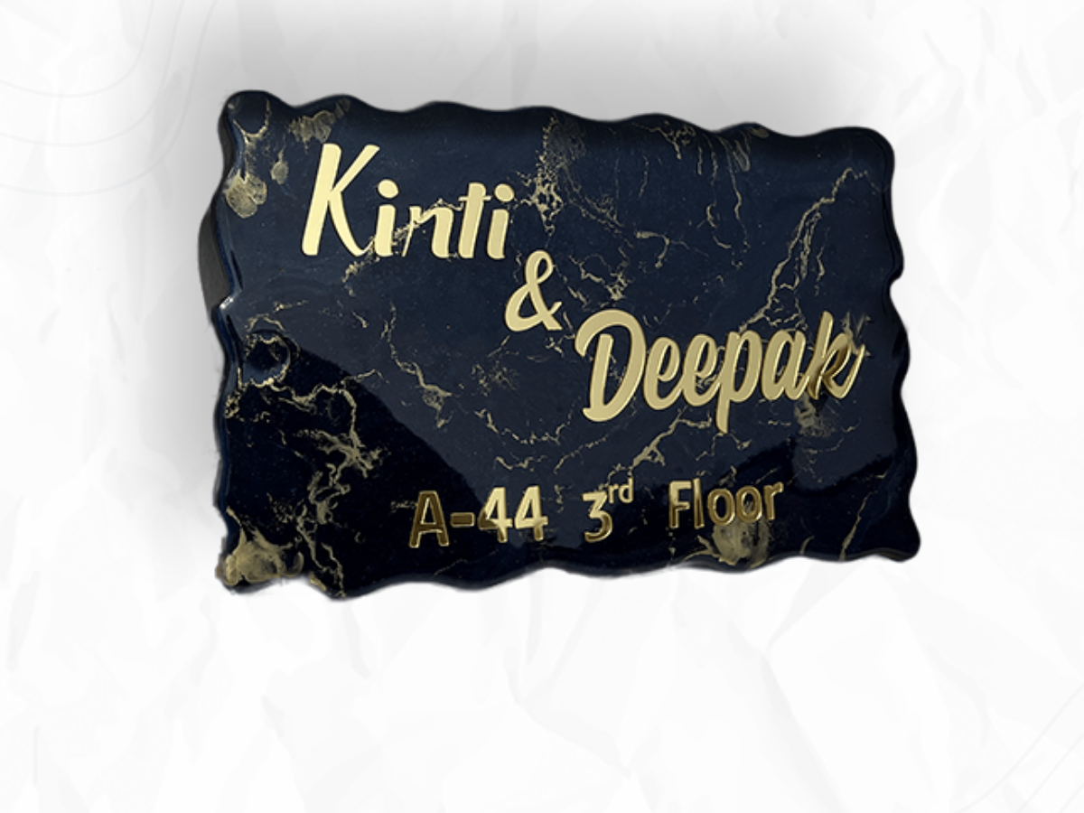 DIY Mdf Nameplate Sticker Kit